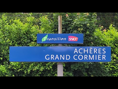 Gare d'Achères-grand-Cormier RER A - YouTube