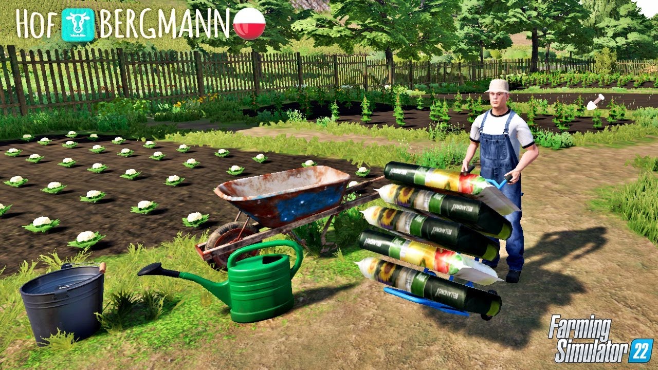 Jak działa ogród. Hof Bergmann ☆ Farming Simulator22 ☆ #2 ㋡ Anton - YouTube