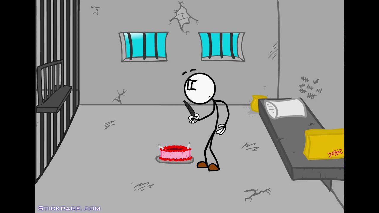 The Henry Stickmin Collection: Escaping the Prison - YouTube