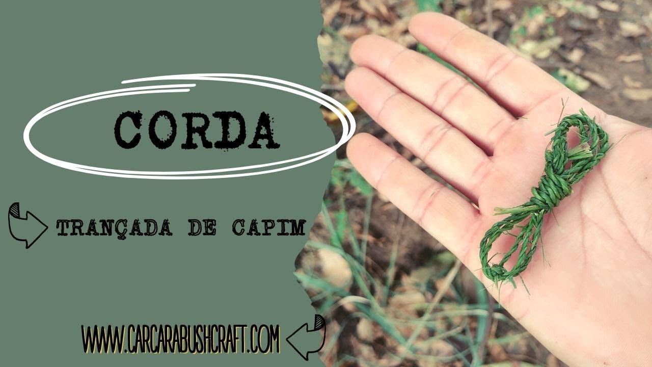 Corda de capim - Bushcraft - YouTube