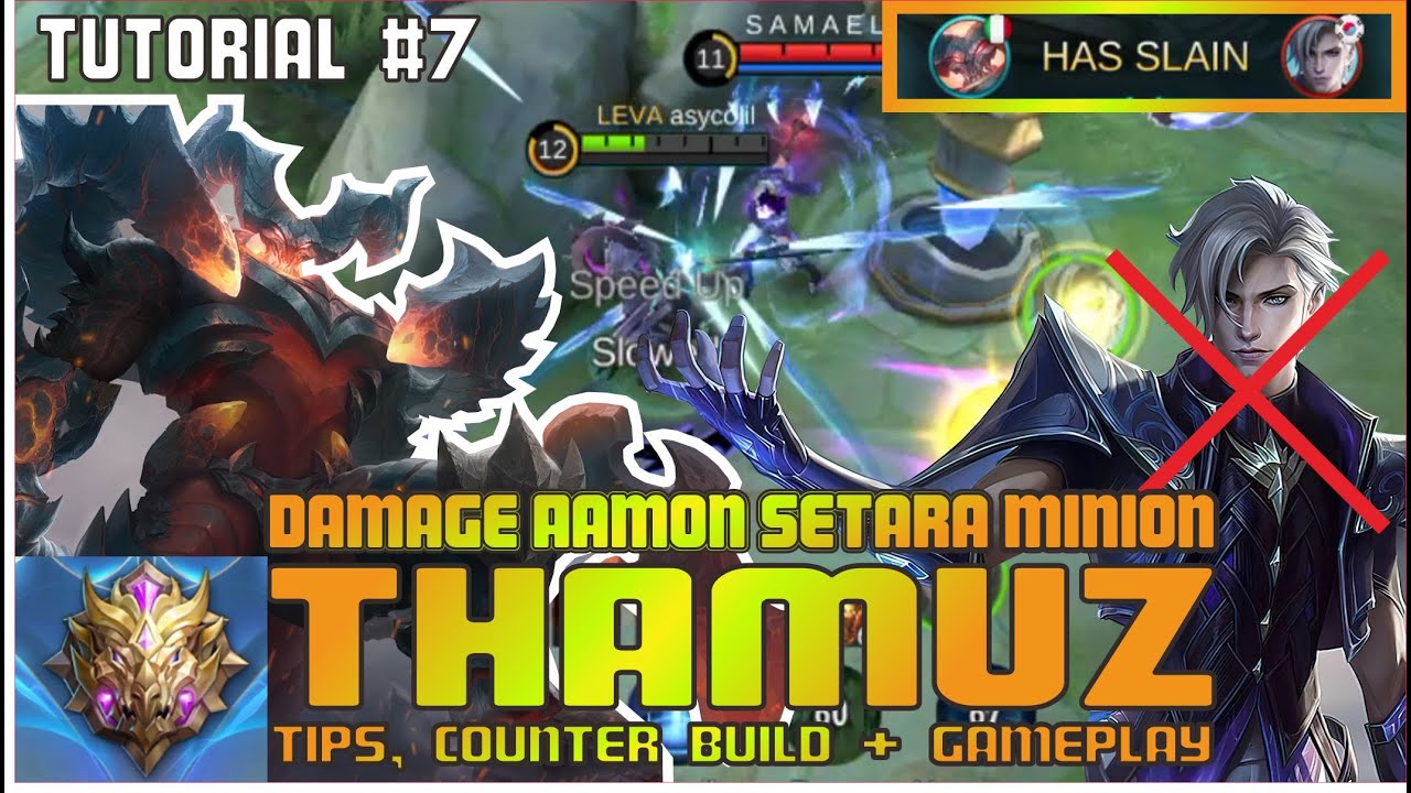COUNTER AAMON TERBAIK !! TUTORIAL THAMUZ OFFLANE TERKUAT - THAMUZ BEST ...