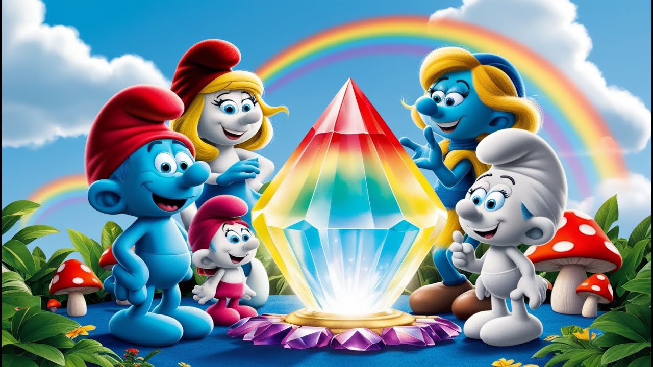 The Rainbow Crystal Quest 🌈 | Magical Smurfs Story - YouTube