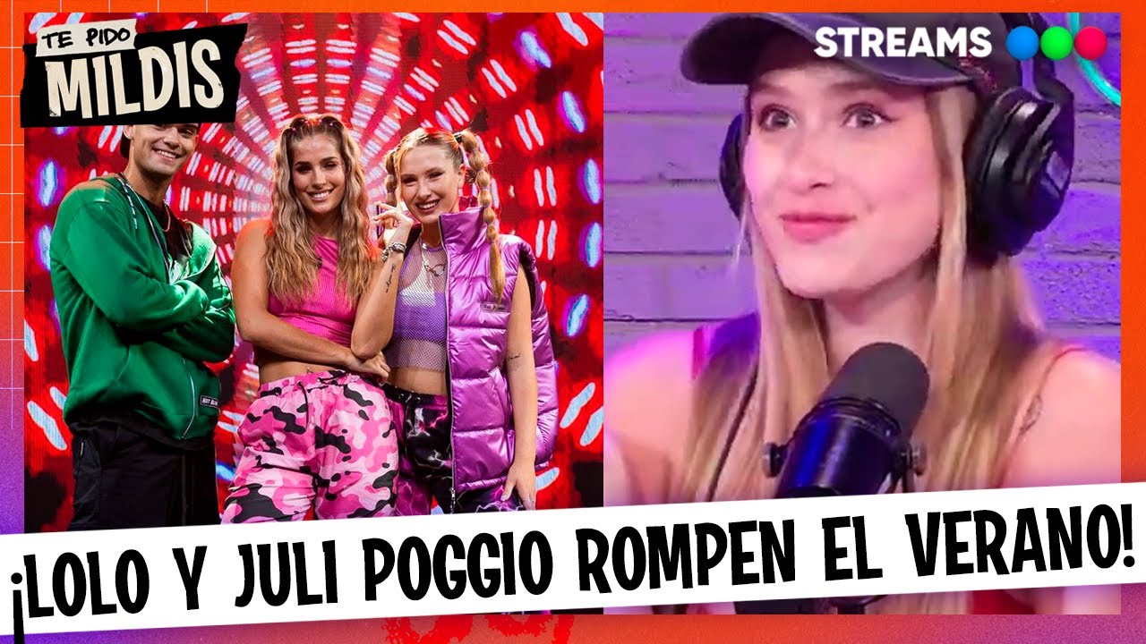 ¡Lolo y Juli Poggio van a hacer temporada en Mar del Plata!🎭 # ...