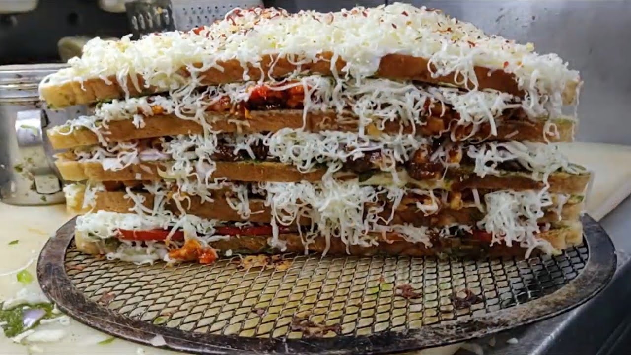 1 KILO HULK SANDWICH || India's Biggest 5 Layered Sandwich || Indian ...