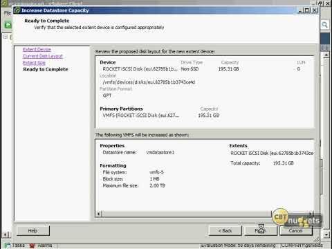 07 Create and Configure VMFS Datastores - YouTube