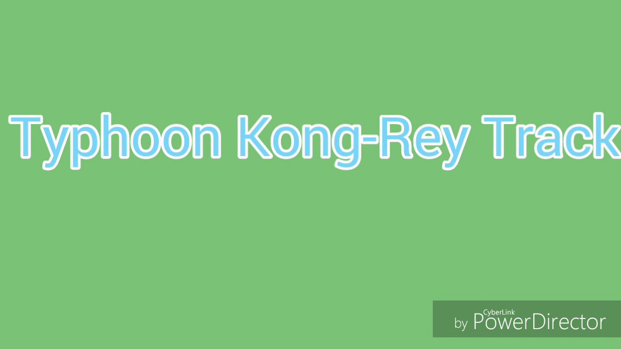 TYPHOON KONG REY (2018) TRACK - YouTube