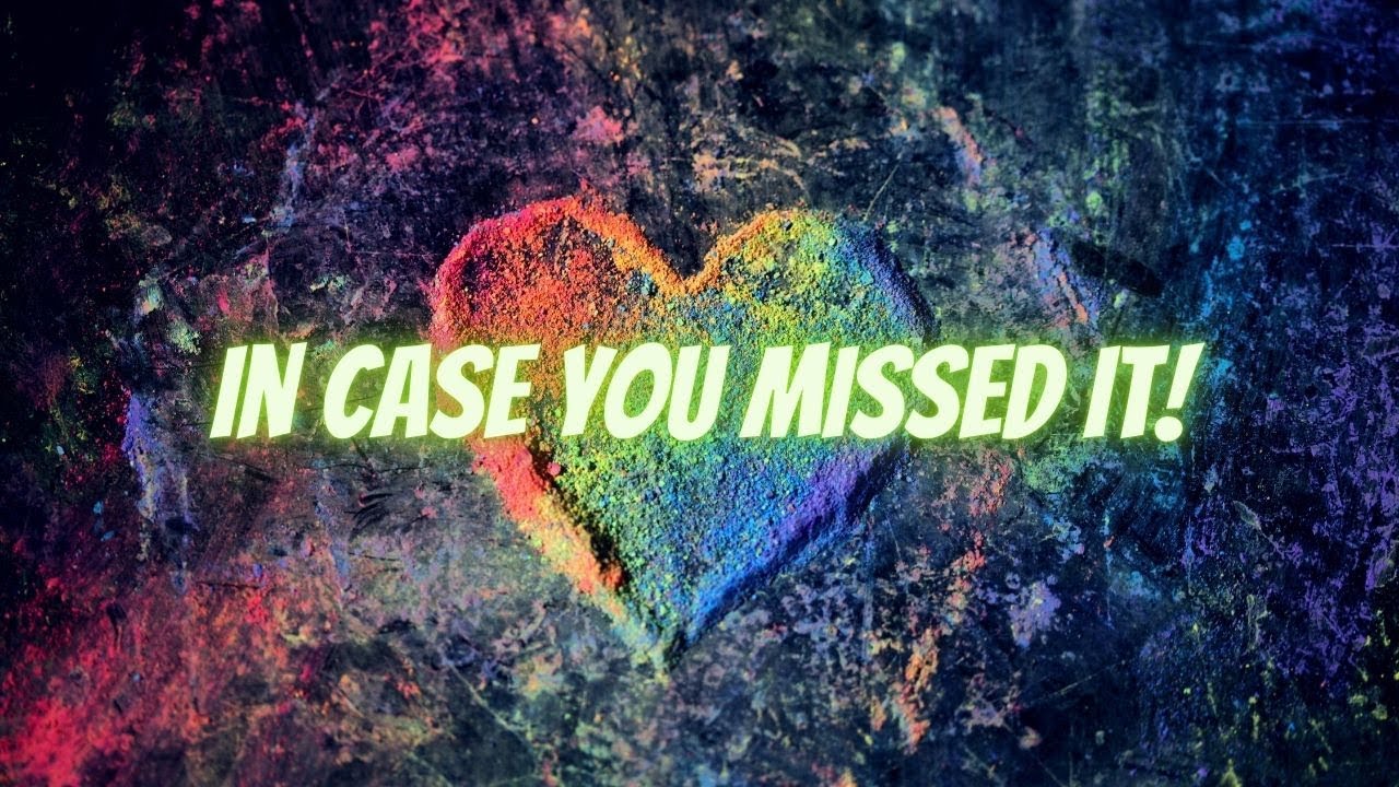 In Case you Missed it! - YouTube