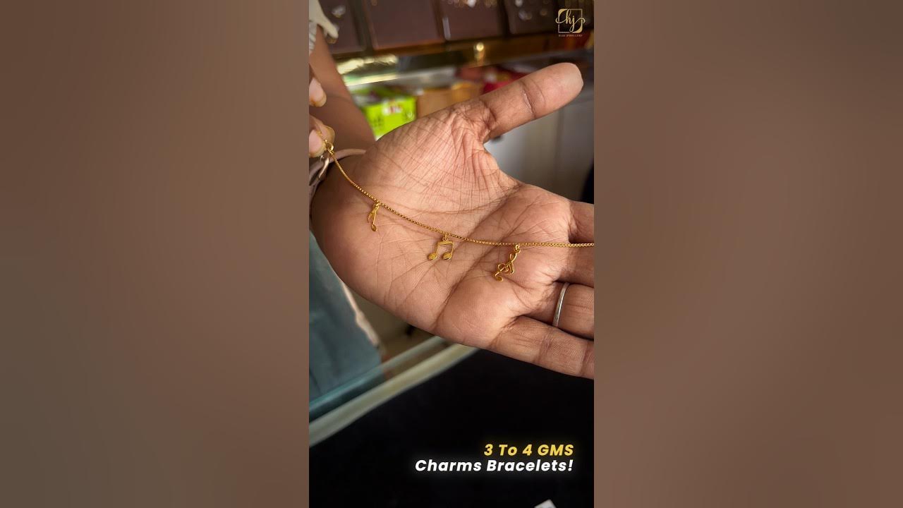 Contact : 9500467637 #designer #gold #lightweightdesign #bracelet #onlineshopping - YouTube