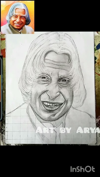 How To Draw Dr.APJ Abdul Kalam ||Abdul Kalam Jayanti Drawing|| Step By ...