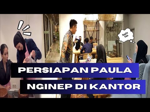 PERSIAPAN PAULA MAU NGINEP DI KANTOR, LANGSUNG BELAJAR BUAT KUE UNTUK KENZO KIANO.. - YouTube