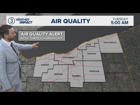 Air quality alert: Cleveland weather forecast for August 5, 2025 - YouTube