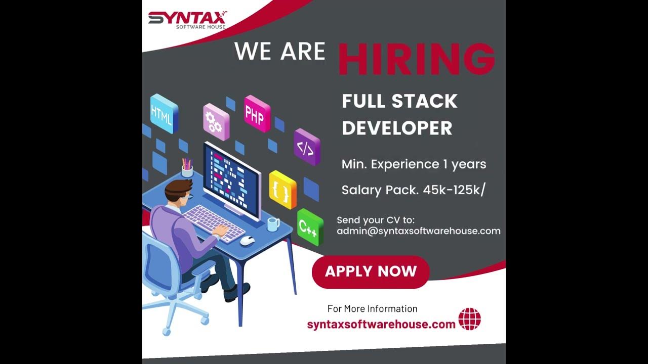 Join Our Team As A Fullstackdeveloper Php Hiringalert Shorts Youtubeshorts Youtube