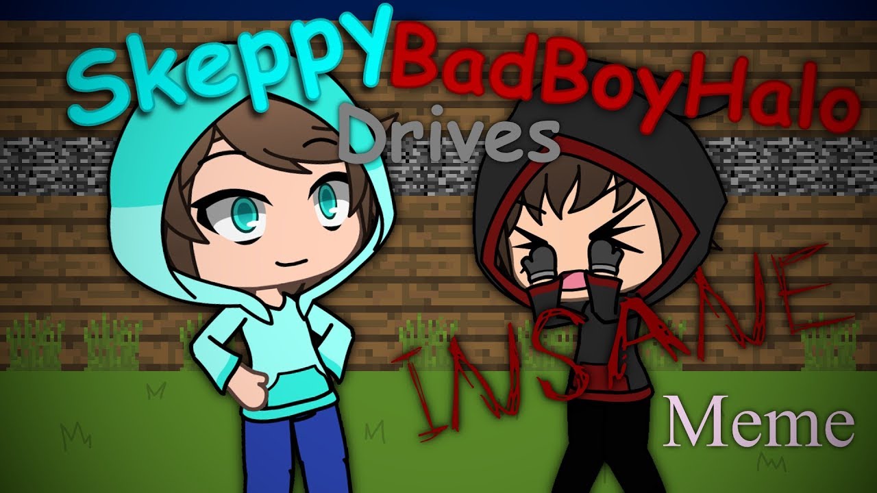 Skeppy Drives BadBoyHalo INSANE [Meme] // Gachalife - YouTube