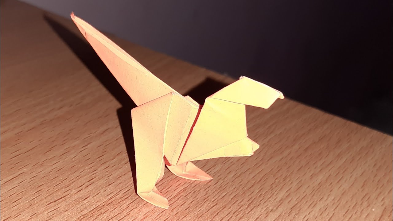 Origami paper Dinosaur 🦖 | How to make origami Dinosaur - YouTube