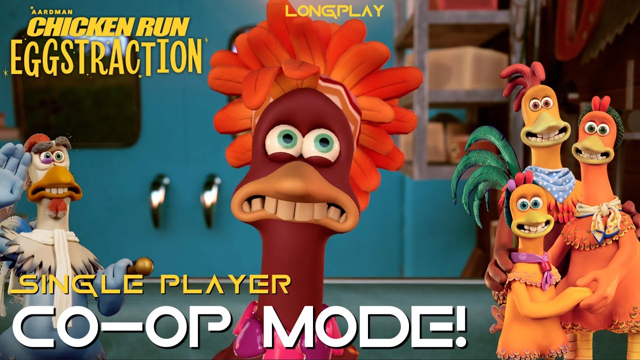 Let's Play CO-OP MODE! [Single Player] (Longplay) | Chicken Run ...