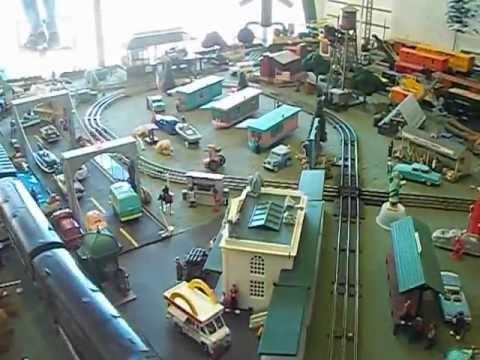 Lionel O27 Layout at Tri-State Station Fremont, IN - YouTube