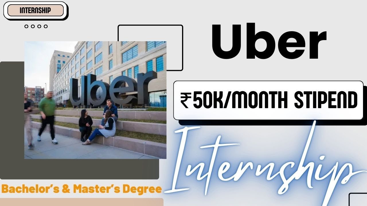 UBER Announced INTERNSHIP For Bachelor’s & Master’s Degree Students | ₹50K/MONTH STIPEND 🔥🔥 ...