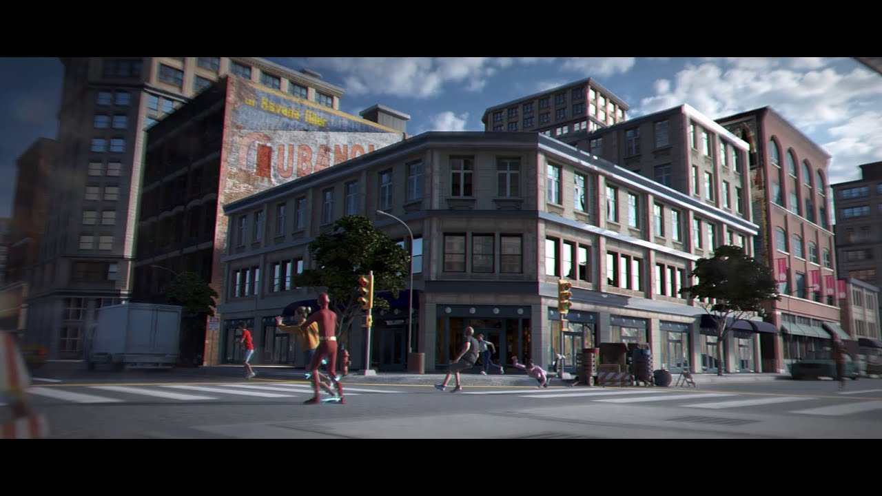 The Flash slow motion save - Falling Crane scene - YouTube