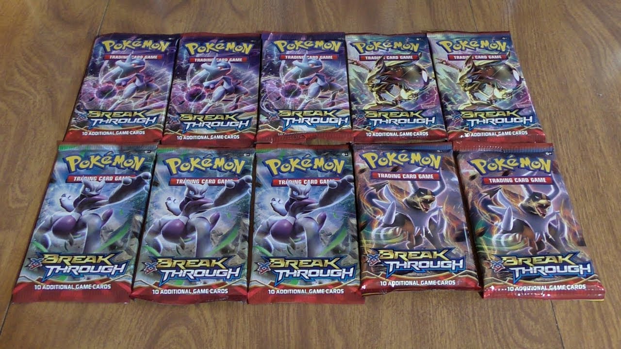 10 BREAKthrough Booster Pack Opening - YouTube