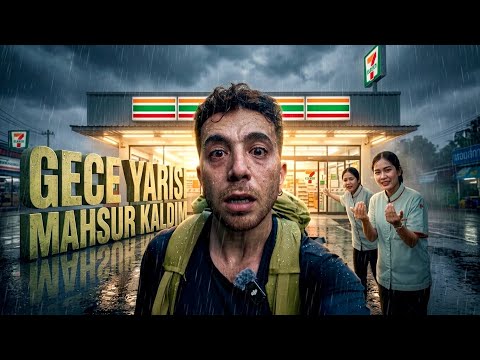 GECE YARISI MAHSUR KALDIM! | 900 Km Yürüyorum Gün 34 🇹🇭