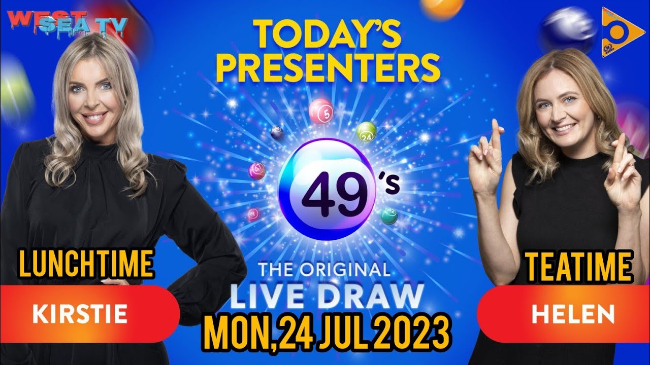 UK 49's Afternoon draw predictions (Mon,24 Jul 2023) - YouTube