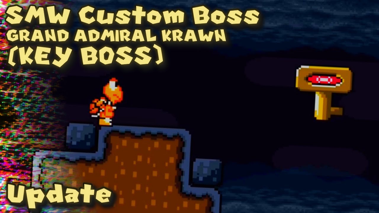 SMW Custom Boss - GRAND ADMIRAL KRAWN (Key Boss) v1.0.2 - YouTube