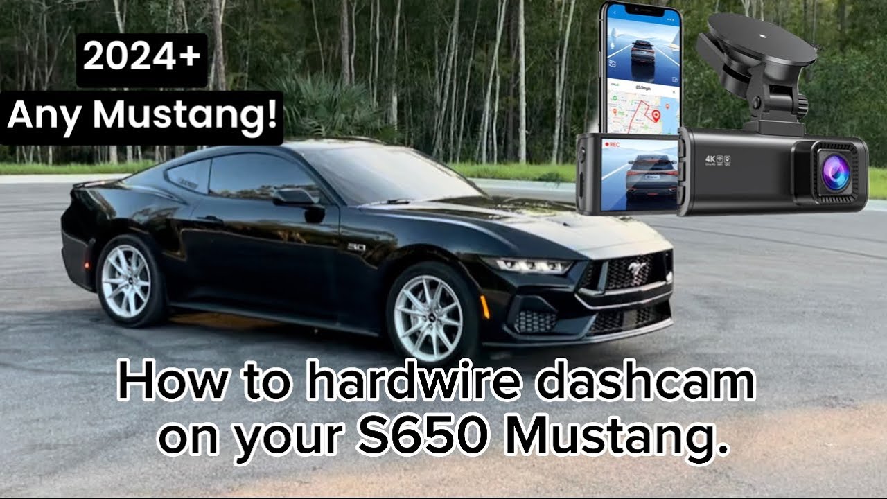 How to Hardwire a Dashcam on your 2024+ Mustang (Any Trim) - YouTube