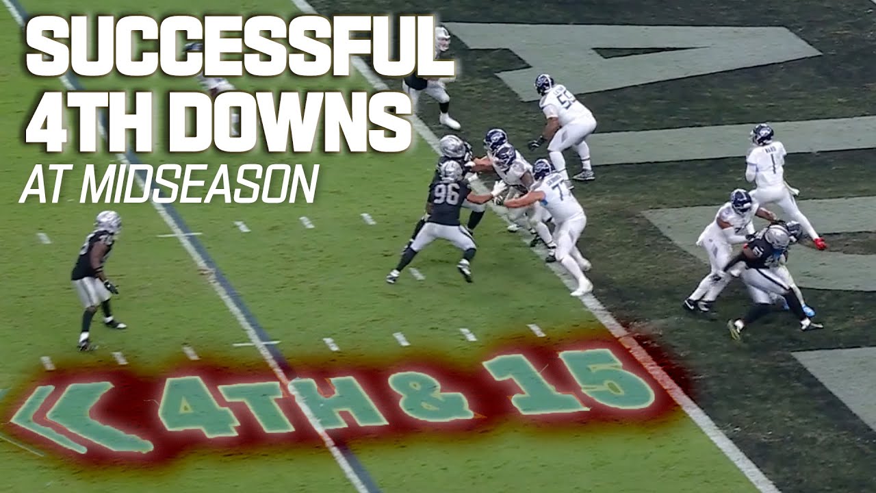 4th-Down Conversions But They Get Increasingly Longer | 2025 NFL Season ...