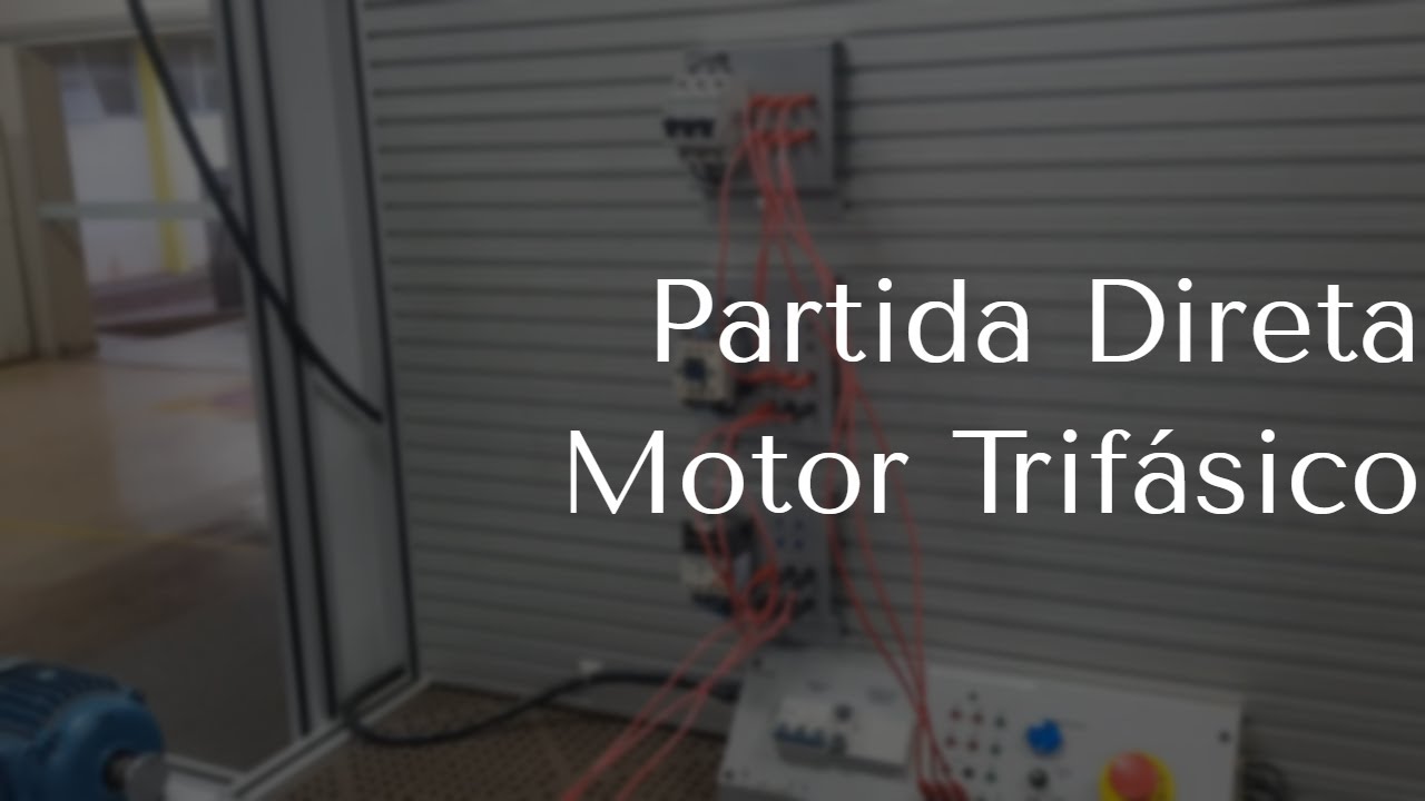 Partida Direta de Motor Trifásico - YouTube