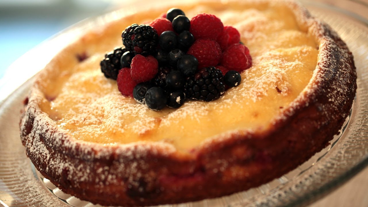 Triple Berry Danish Cheesecake Recipe || KIN EATS - YouTube