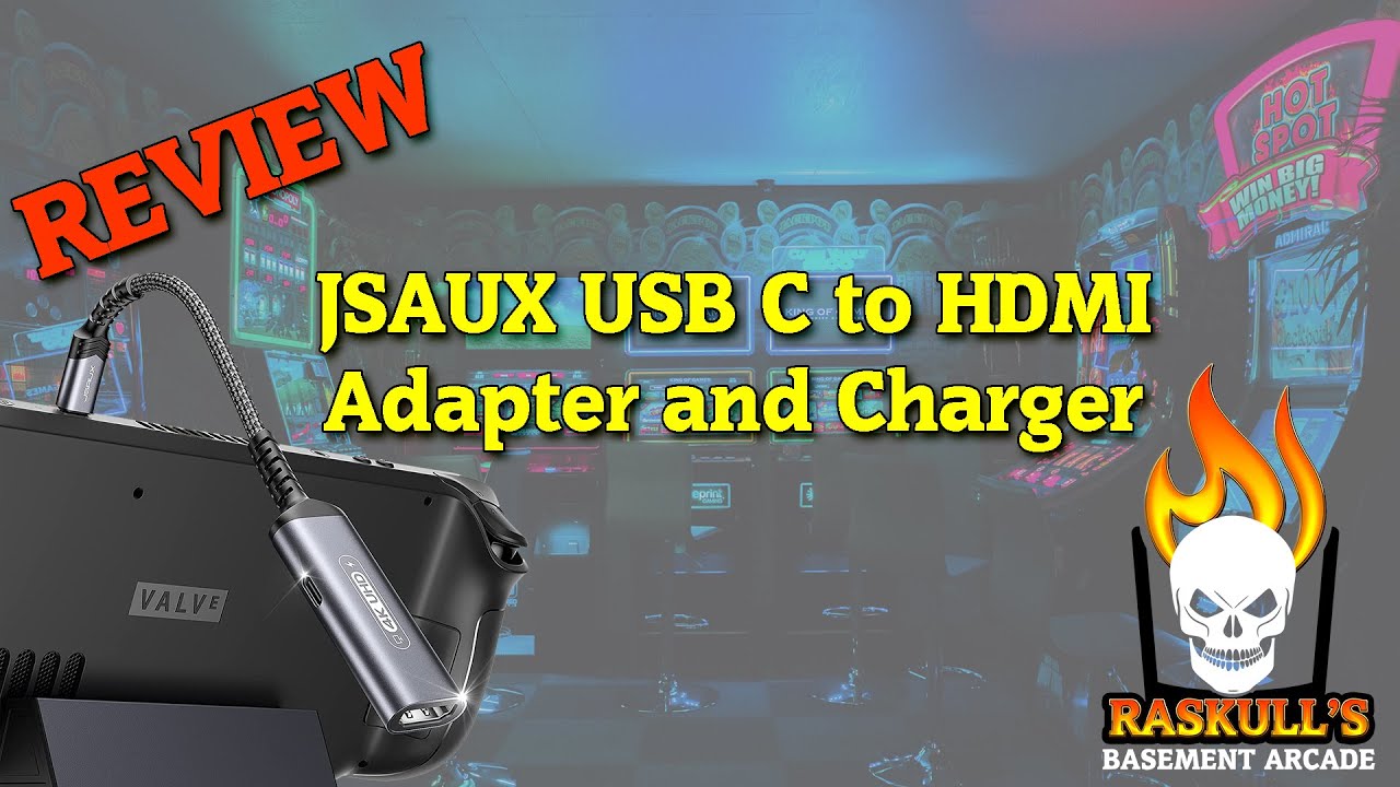 Review of JSAUX USB C to HDMI Adapter and Charger - YouTube