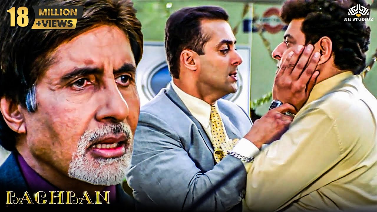 तूने मेरे भगवान जैसे बाबूजी पे हाथ उठाके गलती करदी - Baghban Movie ...