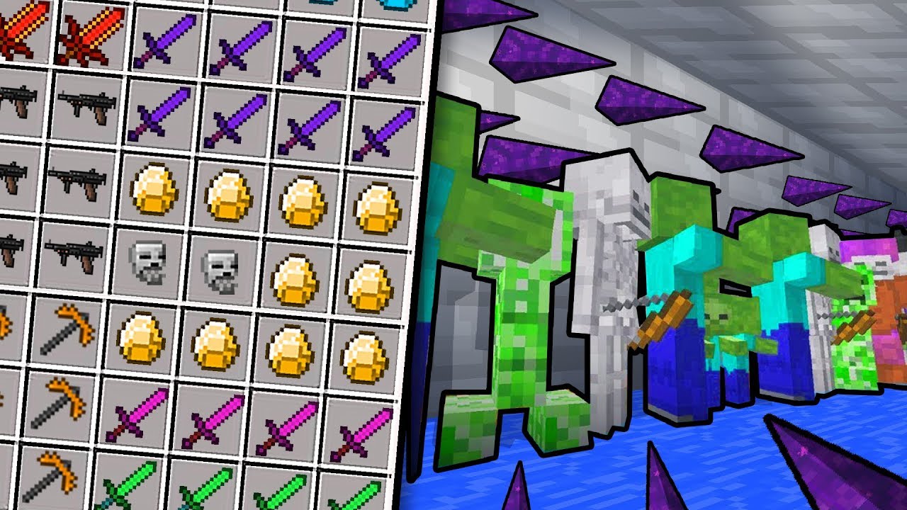 Minecraft - ULTIMATE MOB FARM! (Scramble Craft) - YouTube