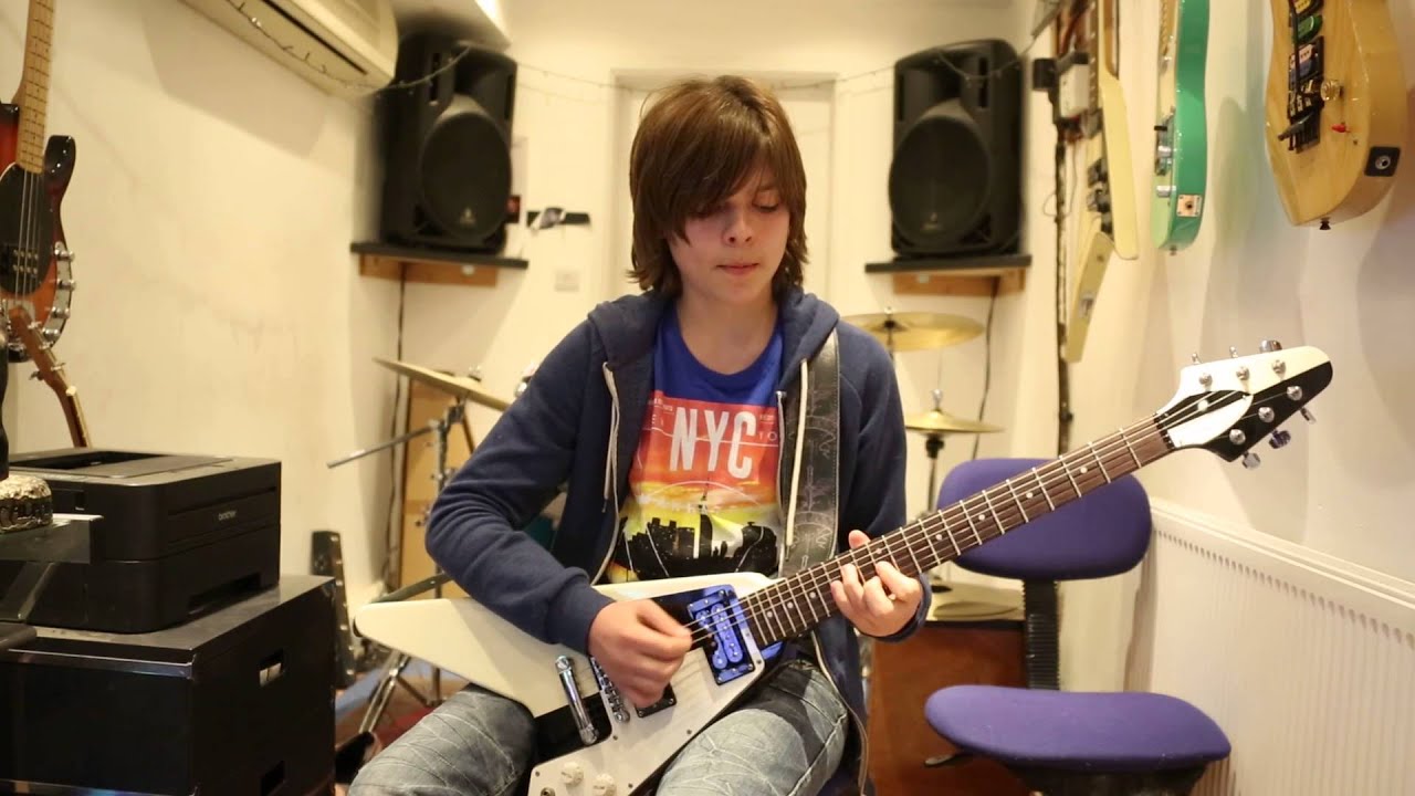 Rock Bottom UFO Guitar Cover By Alex Ayres Age 11 including the full ...
