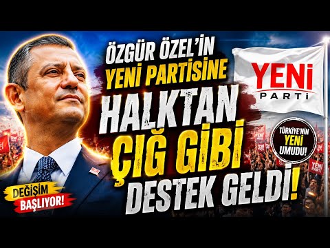 🔴 İLK DESTEK İSTANBUL 🚀 ÖZGÜR ÖZEL YENİ PARTİ  İSTANBUL HALKI KONUŞTU SEÇİM ANKETİ | Sokak Röportajı