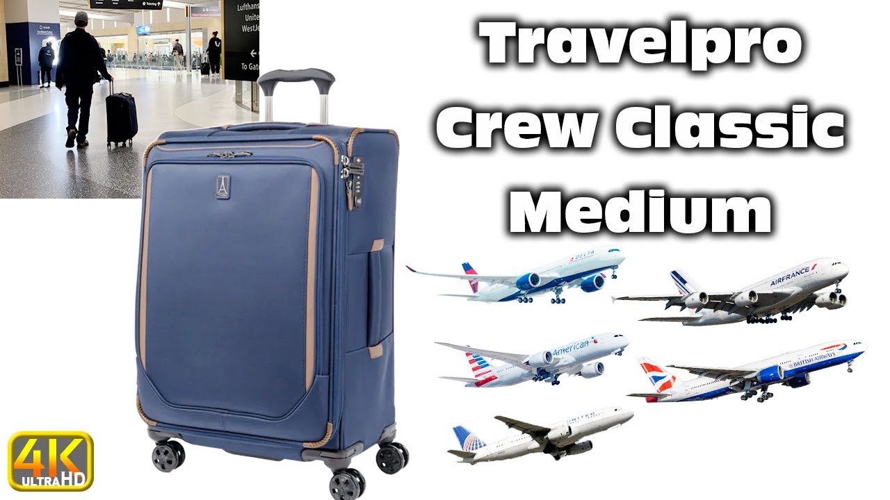 Travelpro Crew Classic Medium Detailed Review (4k UHD) #travelpro - YouTube