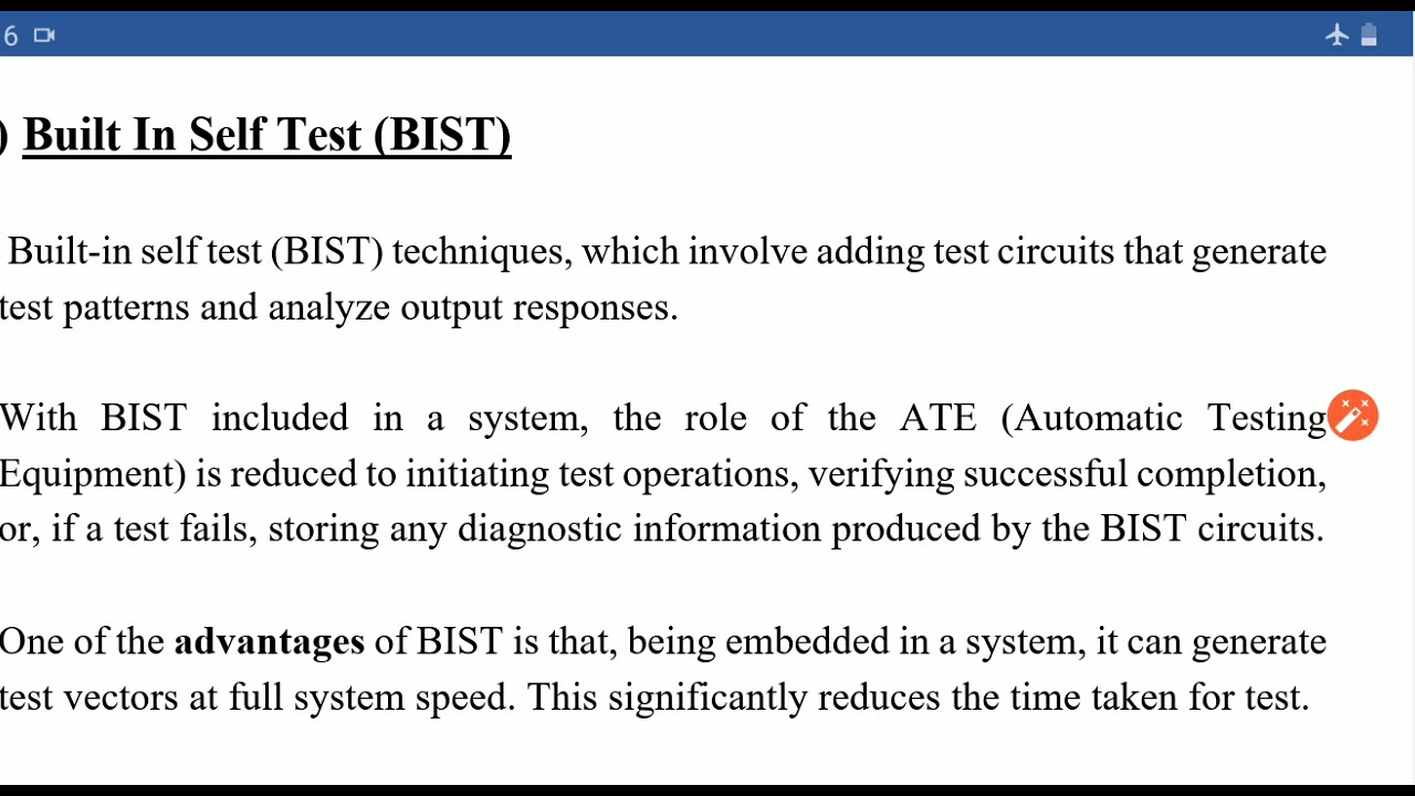 BUILT IN SELF TEST - YouTube