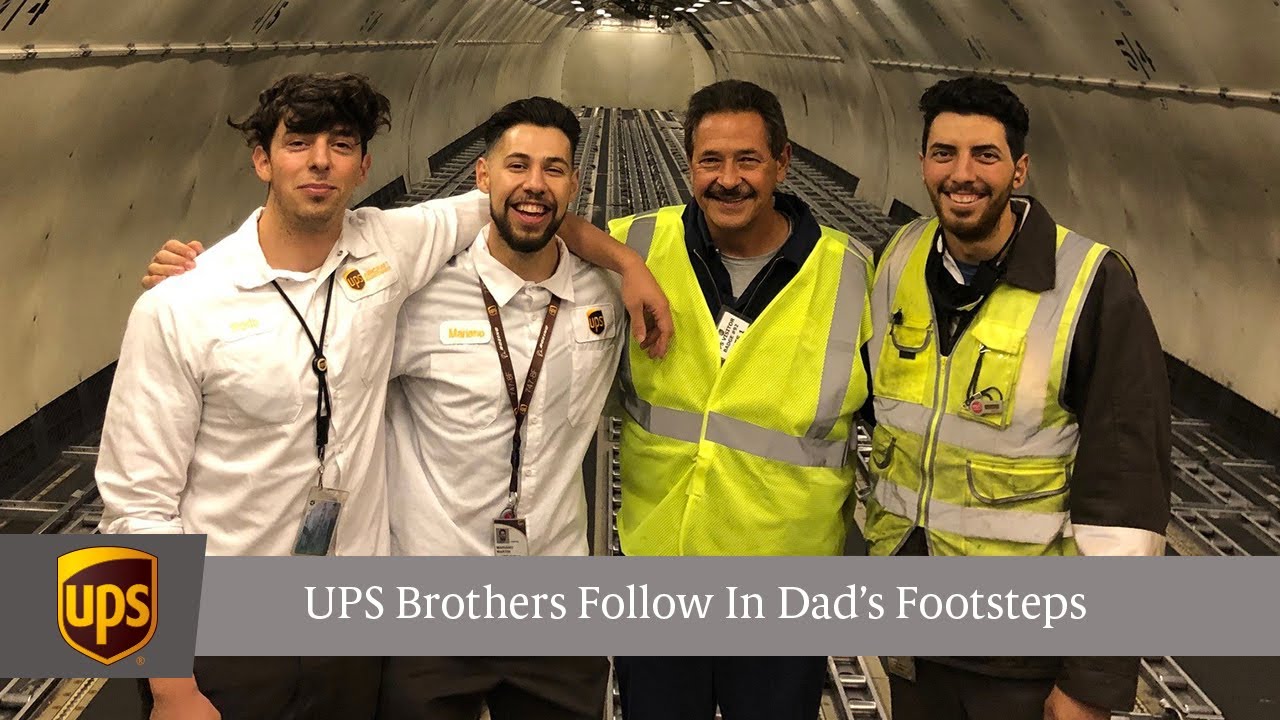 UPS Brothers Follow In Dad's Footsteps - YouTube