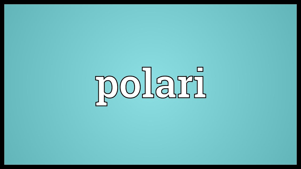 Polari Meaning - YouTube