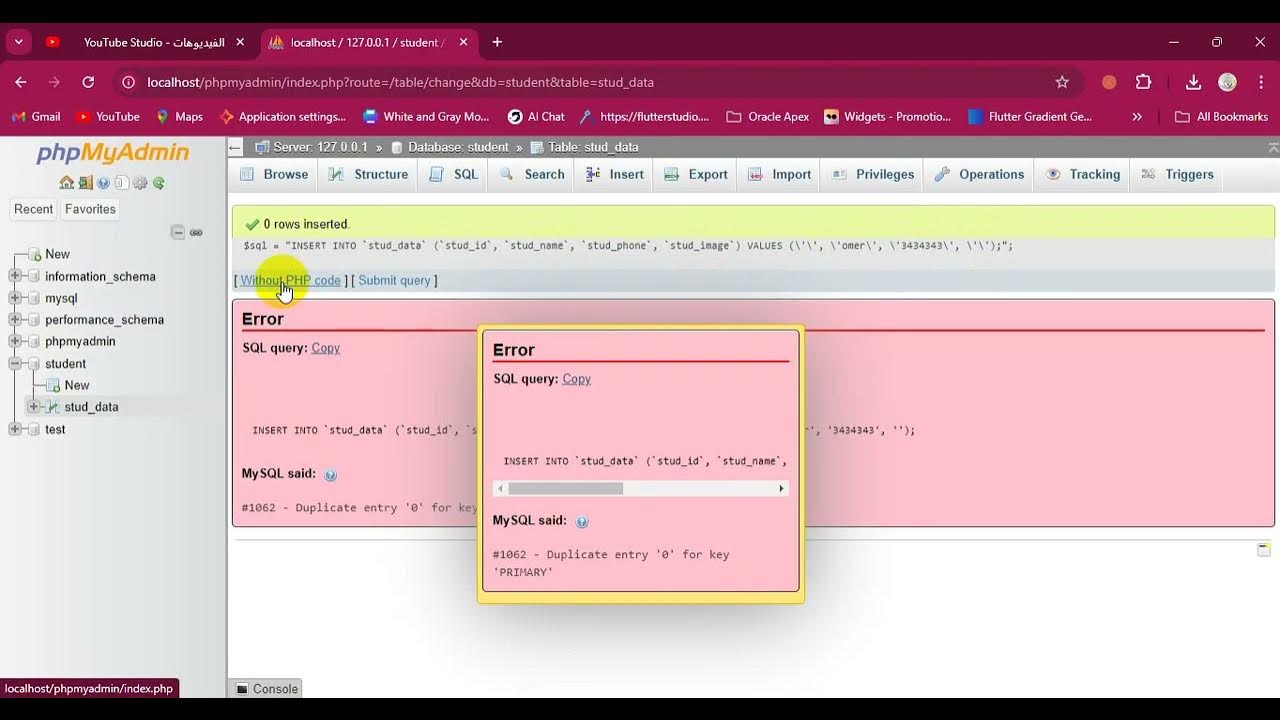 15 Introduction to PhpMyAdmin (Create Databas Mysql ) - YouTube