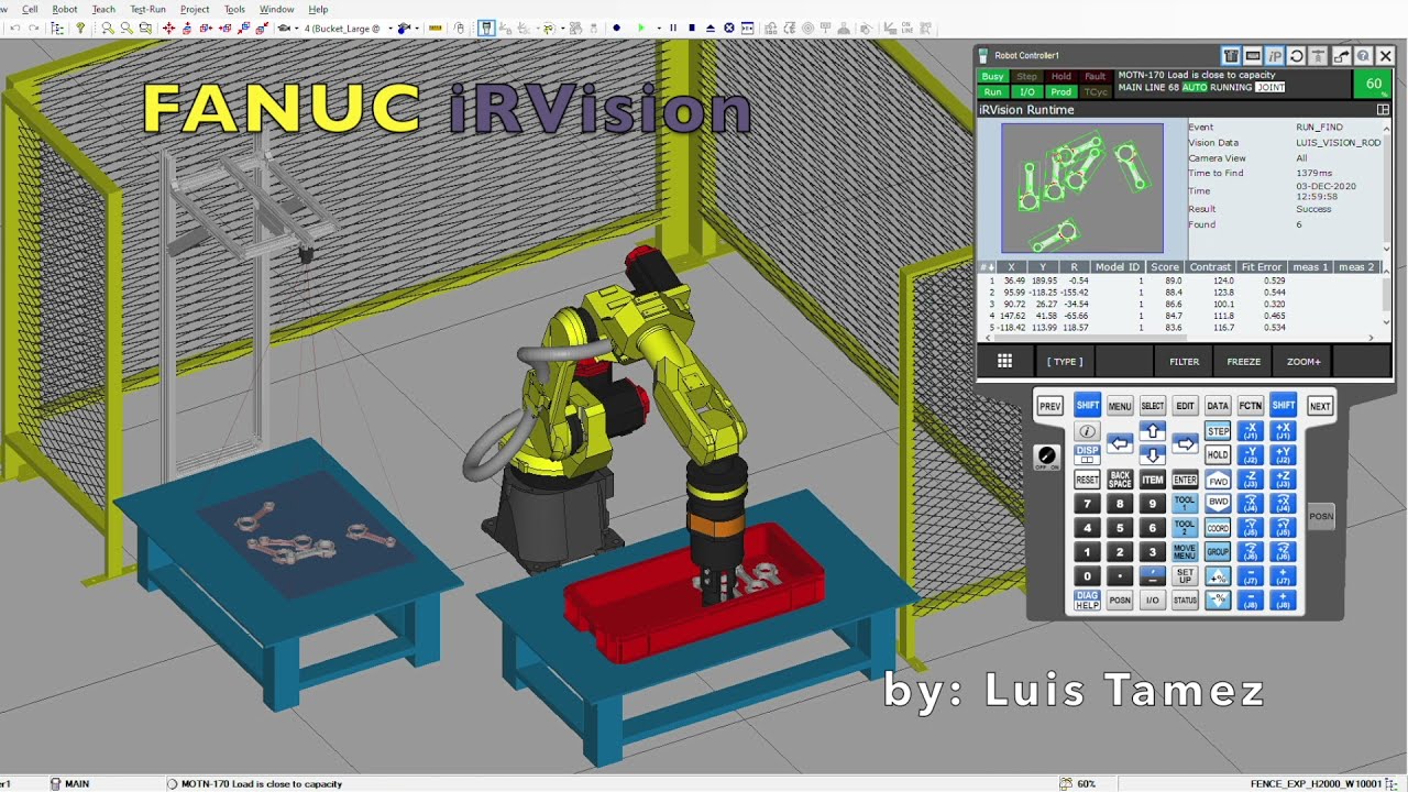 Fanuc iRVision - YouTube