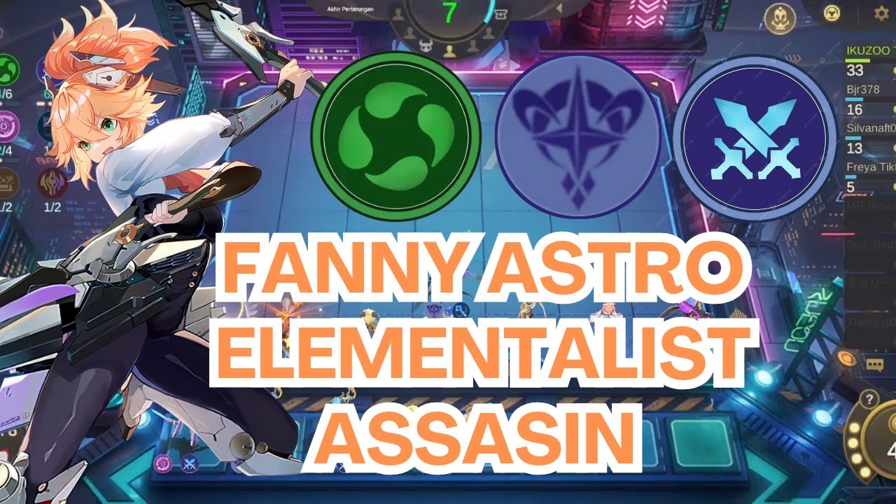 FANNY ASTRO ELEMENTALIST MAGIC CHESS MOBILE LEGENDS BANG BANG - YouTube