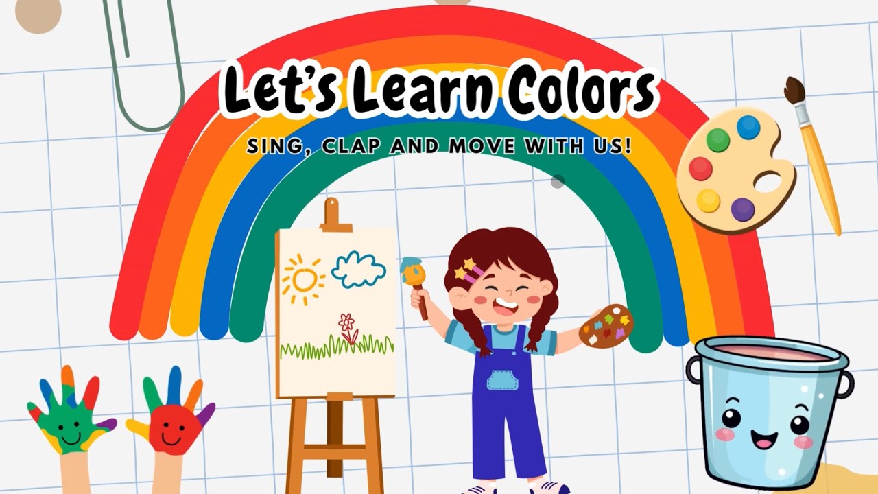 Interactive Color Song for Kids | Learn Colors with Music & Movement! 🎶 ...