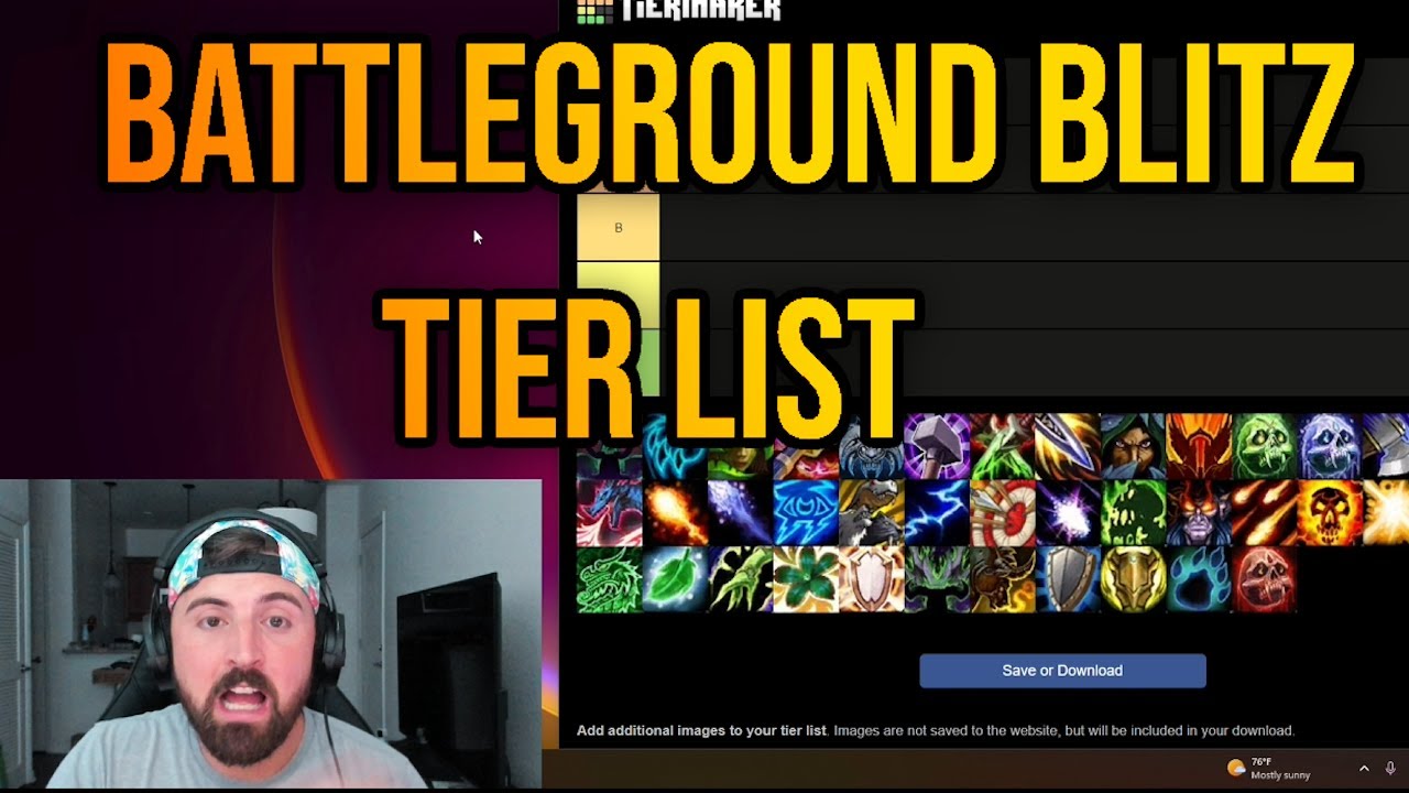Battleground Blitz (Solo Q RBG) Tier List - The War Within - YouTube