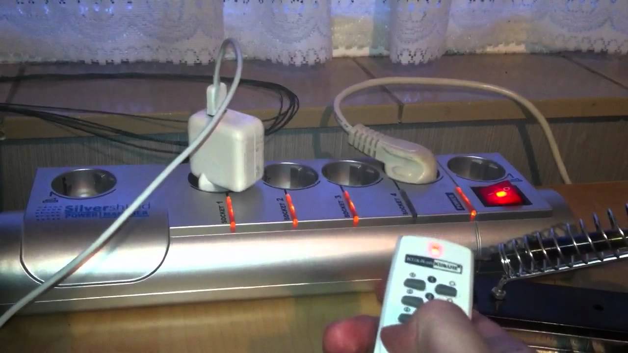 Gembird silvershield programmable power strip with remote - YouTube
