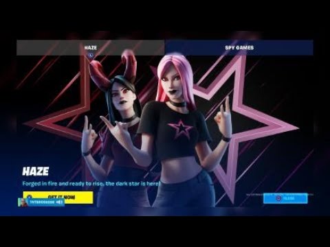 Fortnite Haze Skin Gameplay Shout - YouTube