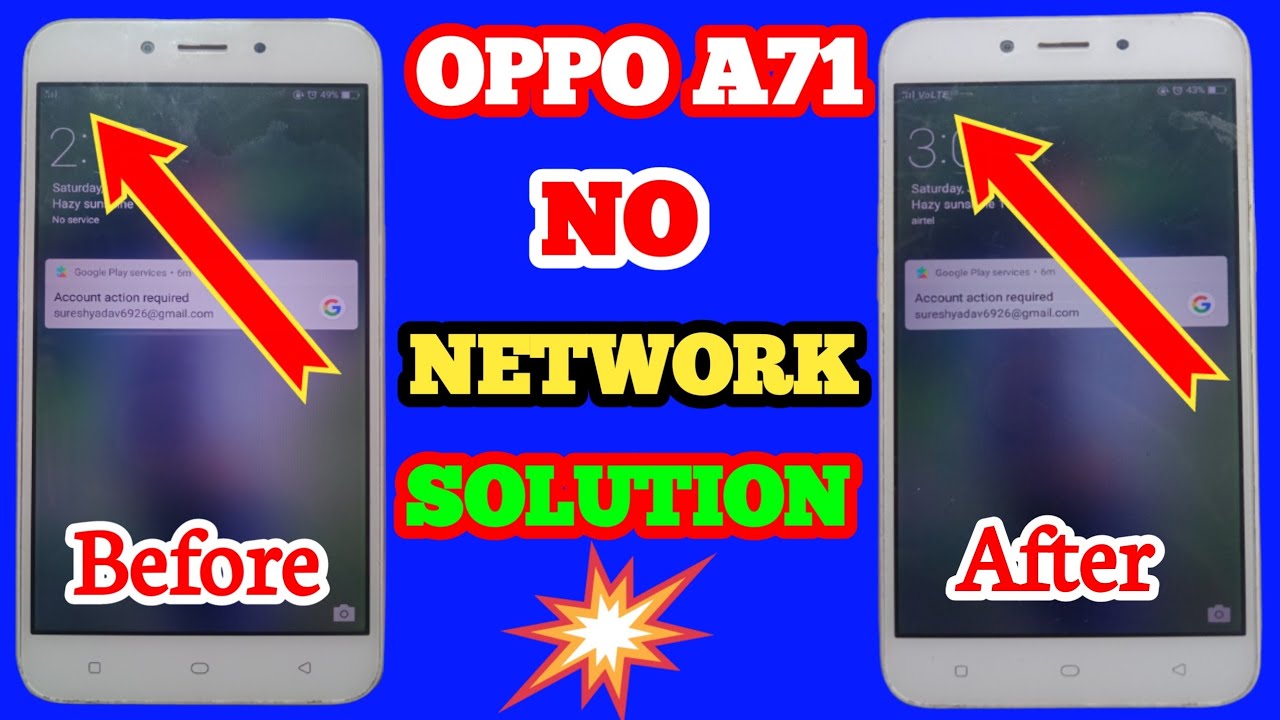 Oppo A71 No Network Problem || Oppo Cph 1801 Network Problem - YouTube