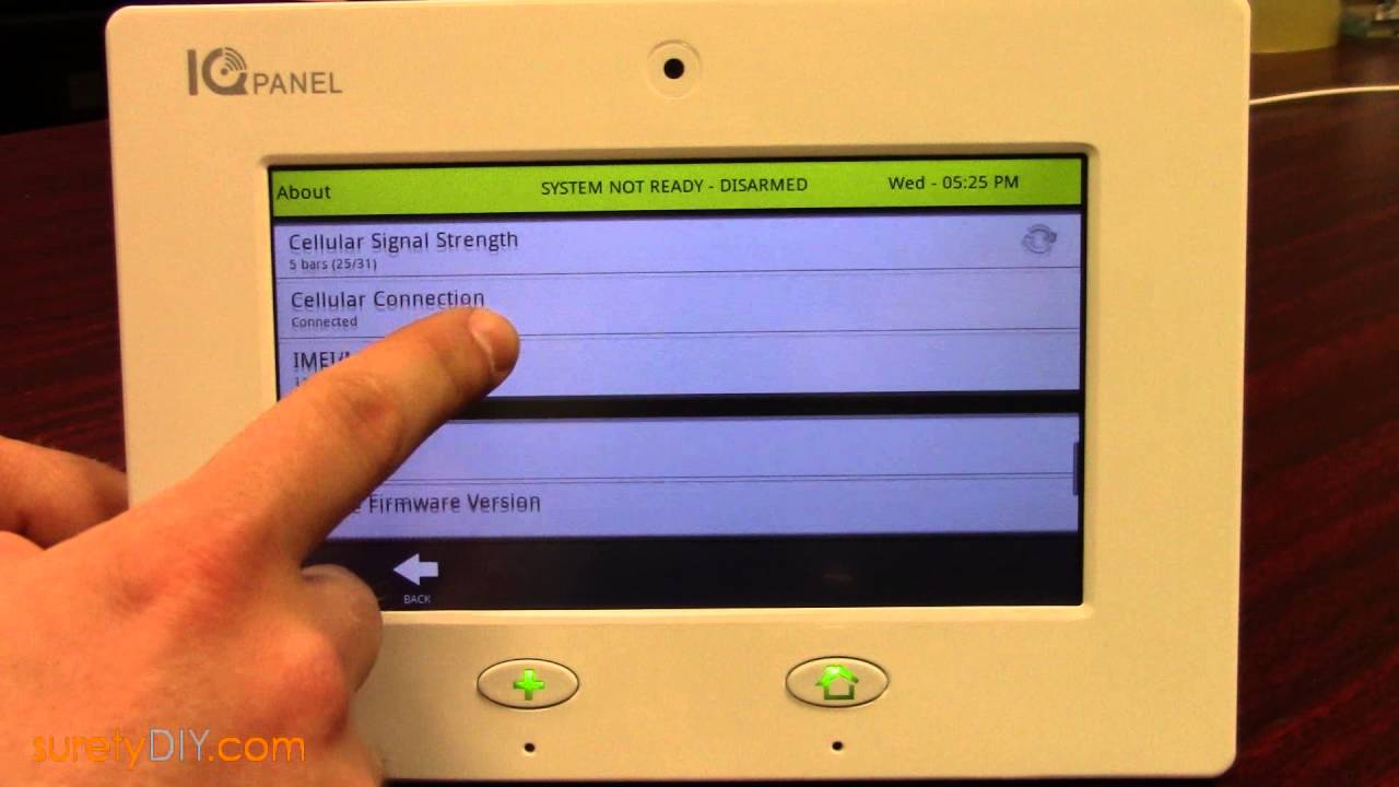 How to Find the Cellular Module Serial Number on Qolsys IQ Panel - YouTube