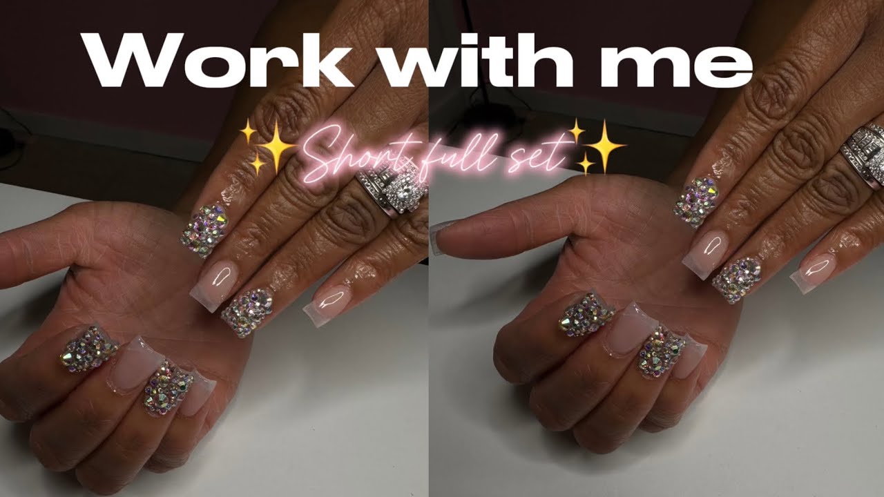 Watch me work:Simple bling set💎 - YouTube