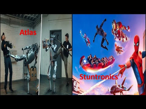 Difference between Disney robot Stuntronics and Boston Dynamics Atlas ...